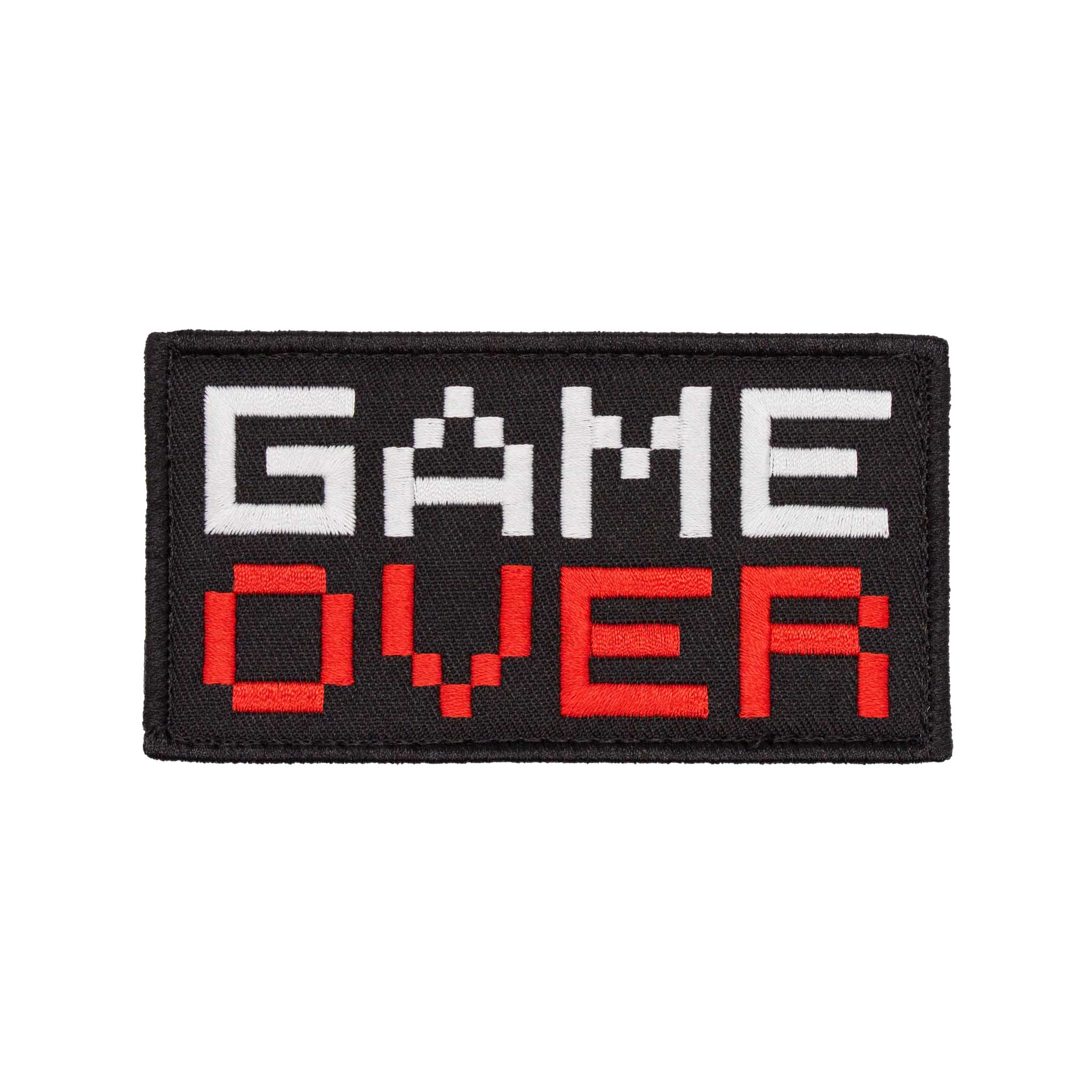 "Game Over" Embroidered Velcro Patch – In The Bag Cornhole