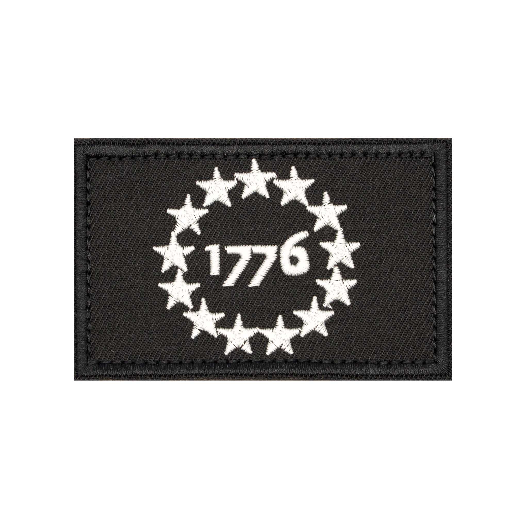 "1776" Embroidered Velcro Patch – In The Bag Cornhole