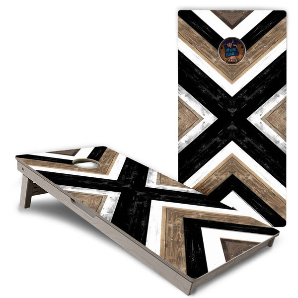 "X Pattern" Cornhole Boards – In The Bag Cornhole