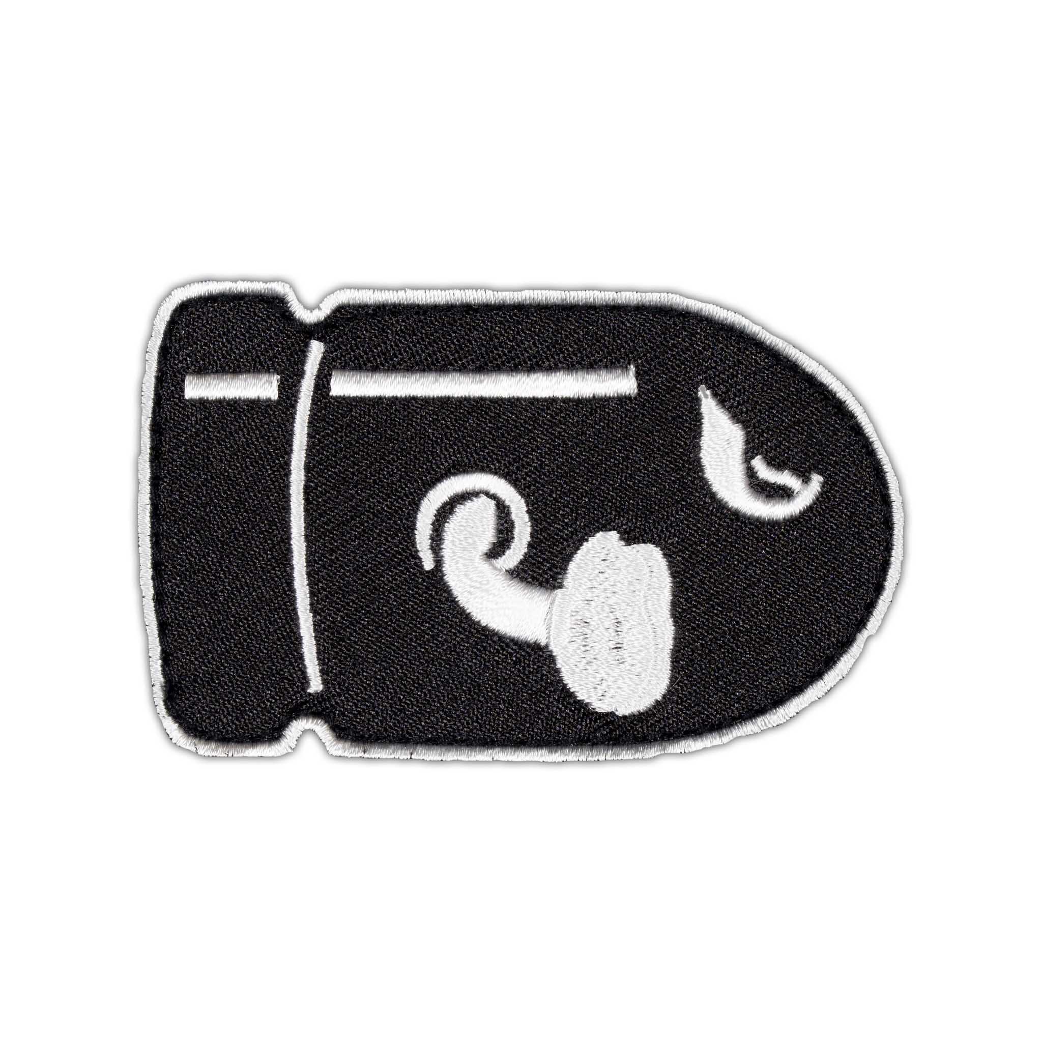 "Bullet Bill" Embroidered Velcro Patch – In The Bag Cornhole