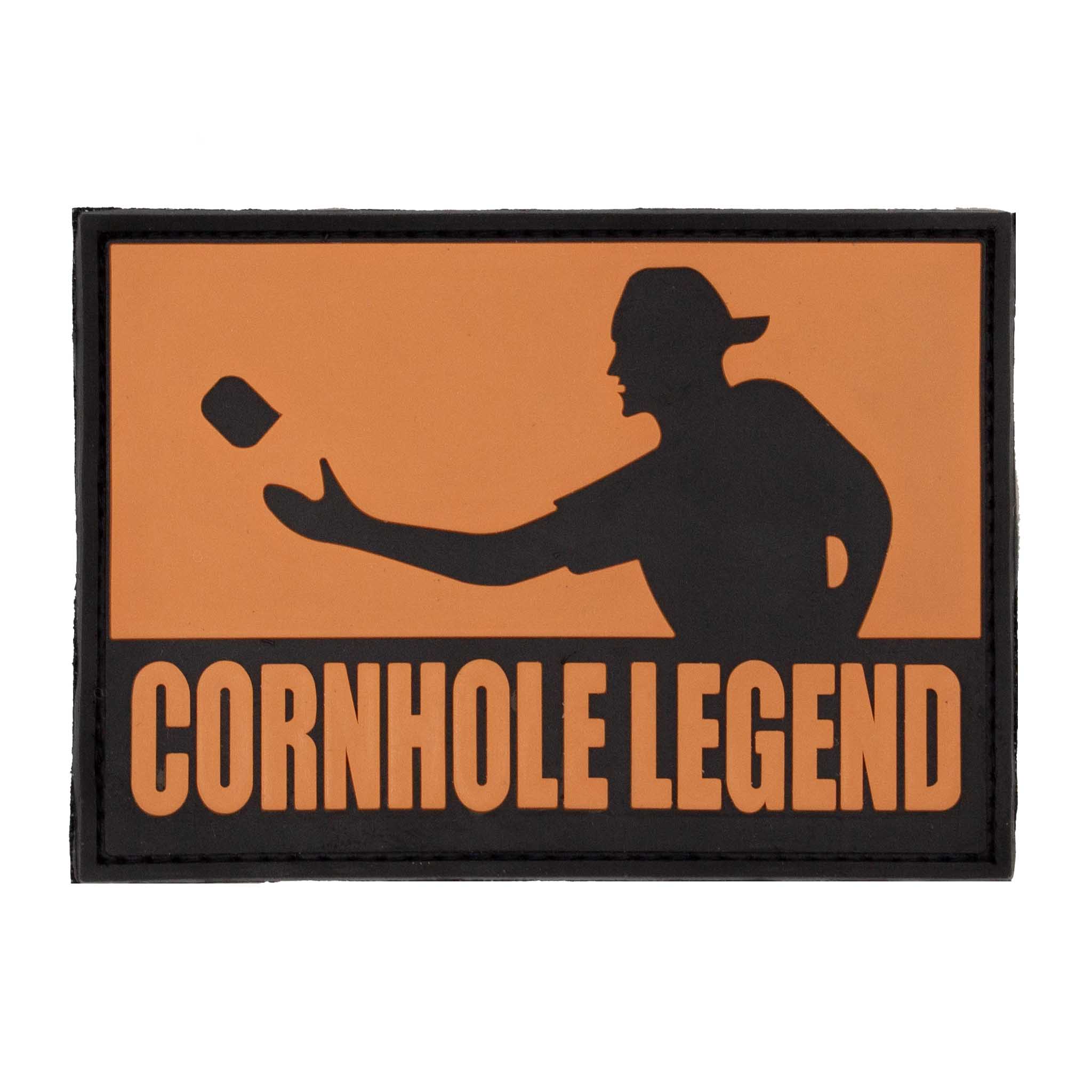 "Cornhole Legend" PVC Velcro Patch – In The Bag Cornhole