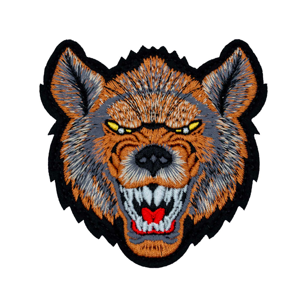 Hyena Embroidered Velcro Patch – In The Bag Cornhole