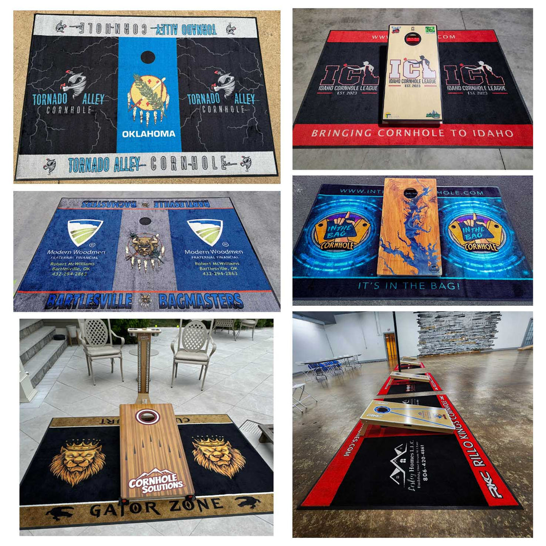 Cornhole Pitch Pads with Carpet – In The Bag Cornhole