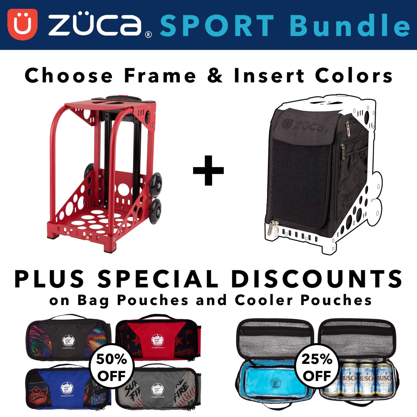 ZUCA Sport "Choose Your Colors" Bundle – In The Bag Cornhole