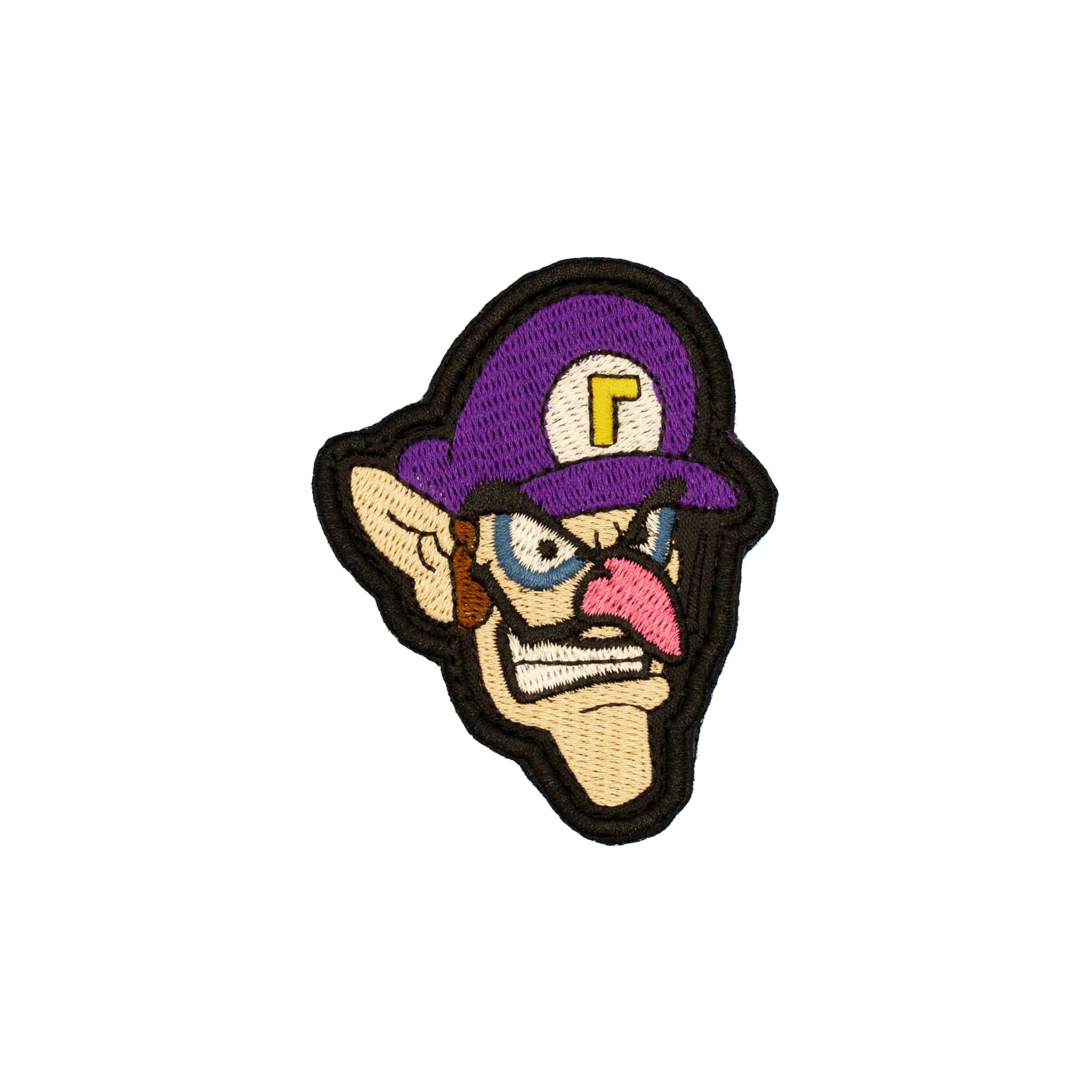 "Waluigi" Embroidered Velcro Patch – In The Bag Cornhole