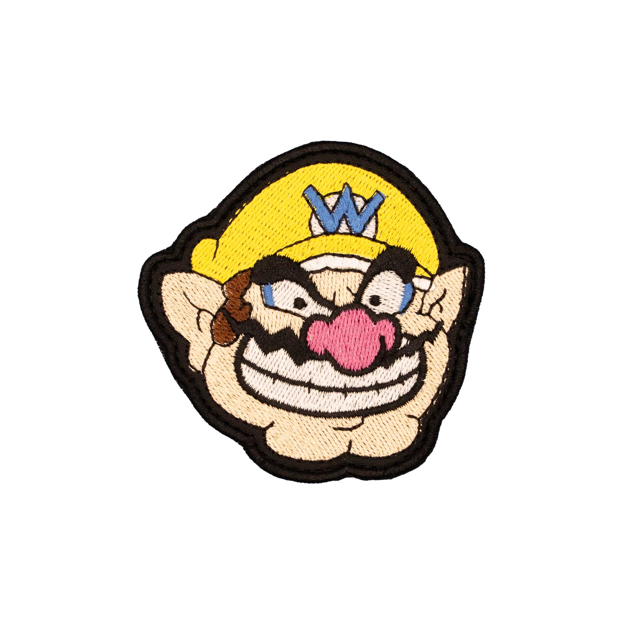 "Wario" Embroidered Velcro Patch – In The Bag Cornhole