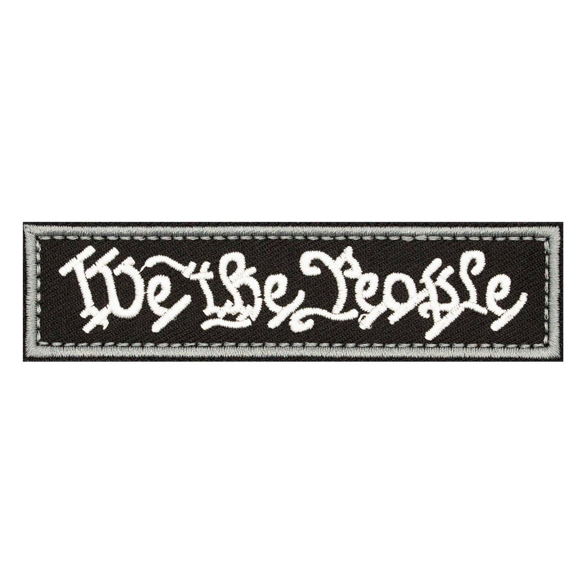 "We The People" Embroidered Velcro Patch – In The Bag Cornhole