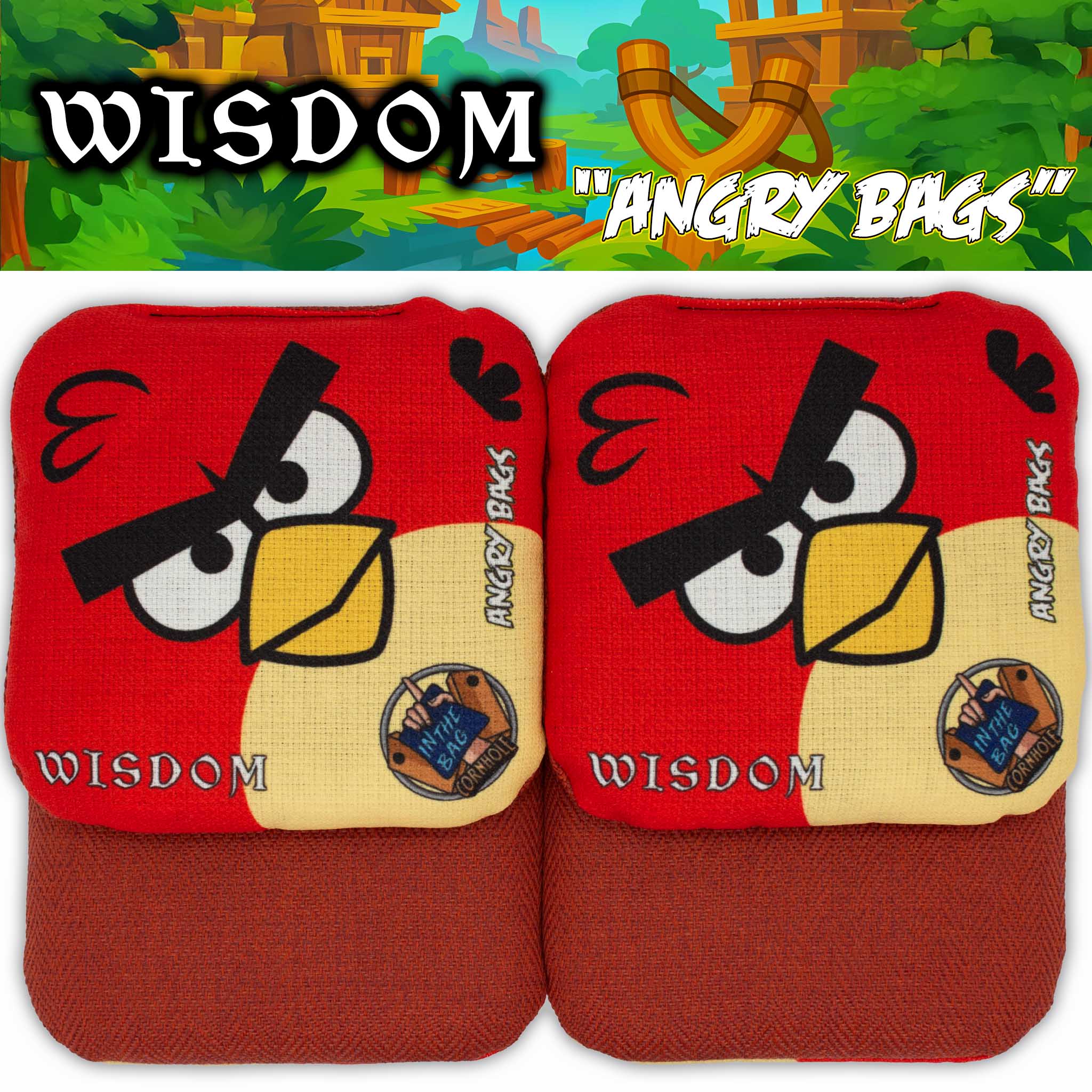 WISDOM Cornhole Bags "Angry Bags" – In The Bag Cornhole