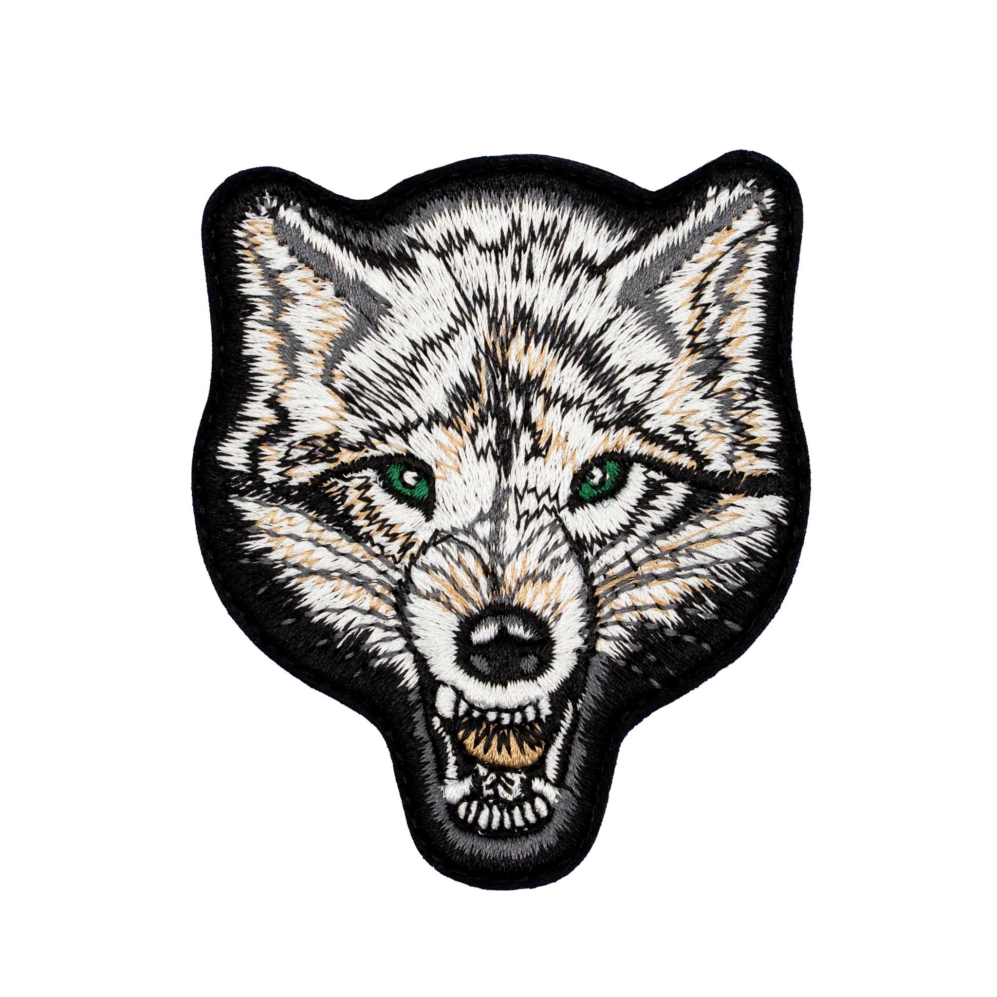 Wolf Embroidered Velcro Patch – In The Bag Cornhole